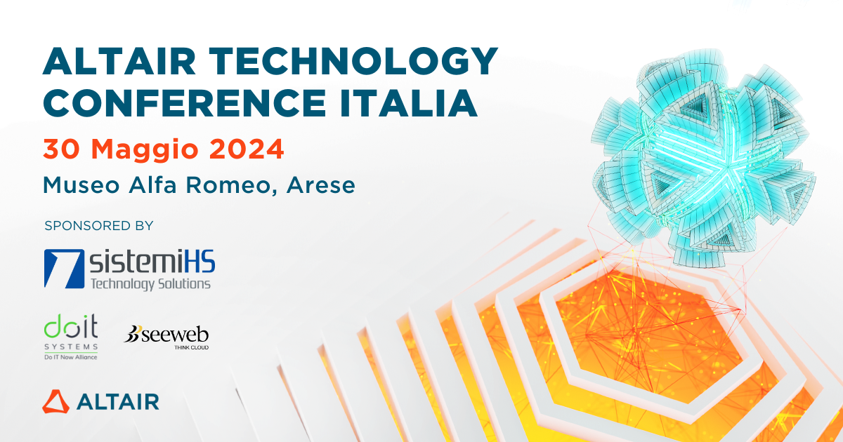Altair Technology Conference Italia 2024 - Recording Page